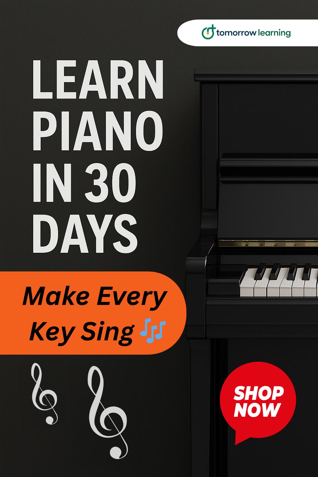 30-Day Piano Mastery - Tomorrow Learning
